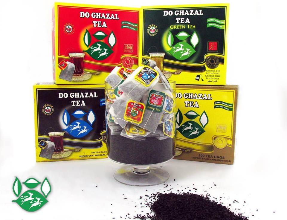 Do Ghazal Tea Pure Ceylon, Earl Grey, Cardamom & Green Tea 100 Tea Bag ...