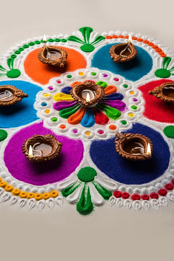 Set of Rangoli Colour Powder Tube Kit For Diwali Decoration ...