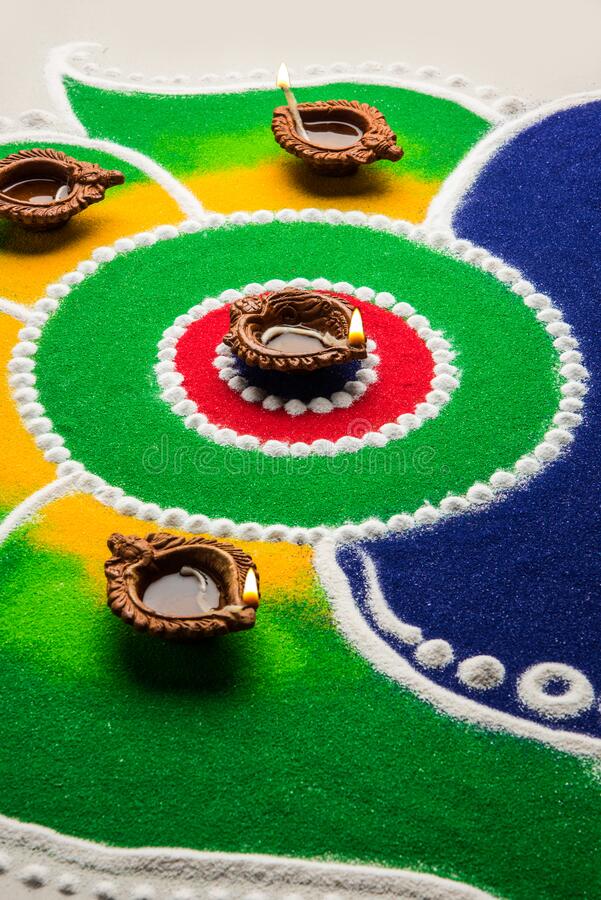 Set of Rangoli Colour Powder Tube Kit For Diwali Decoration ...
